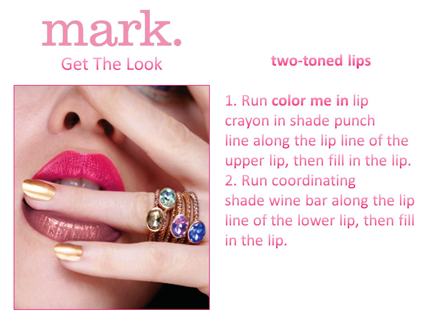 Erica's Fashion & Beauty: Get The Look - Bold Color & Two-Toned Lips
