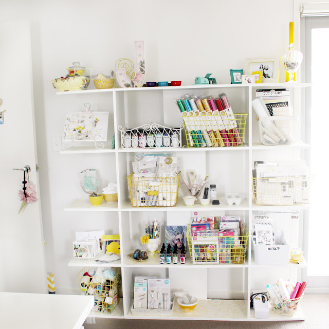 Glass Half Full: My updated scrapbook studio