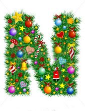 Heraldry of Life: 3.CHRISTMAS ART in ARTISTIC ALPHABETS