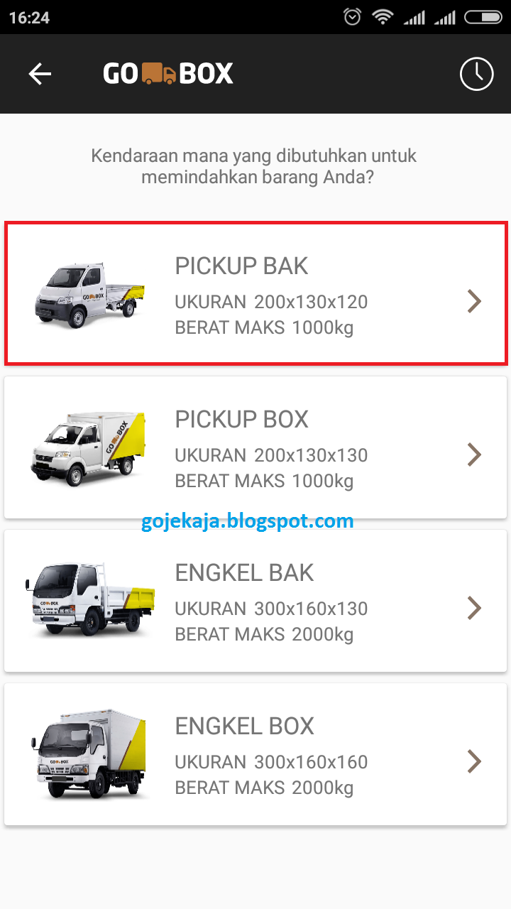 Panduan Pesan Go-Box di Gojek 2018