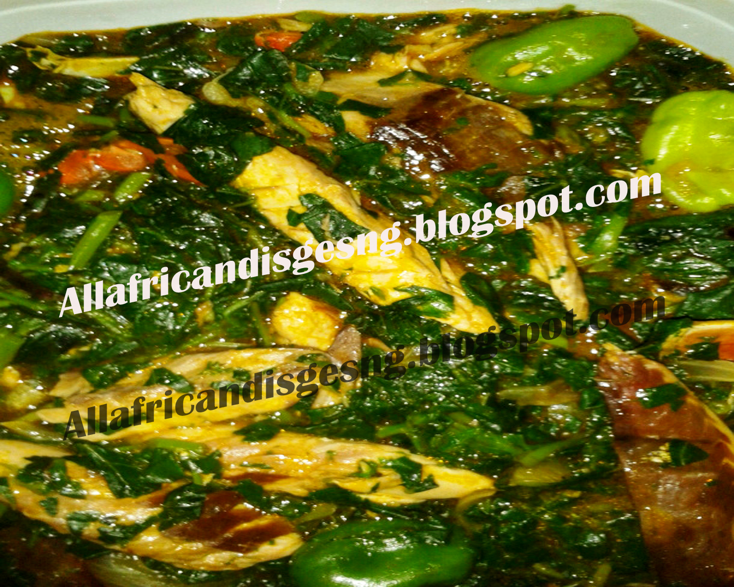 ALL AFRICAN DISHES: KPALA, ADEME, PALAVA JUTE LEAVE (TOGO RECIPES)