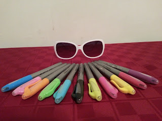 My first project started out with a pair of white sunglasses that I ...