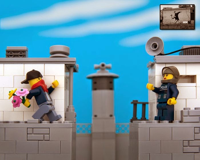 Unique Scoop: Amazing LEGO Street Art By Bricksy