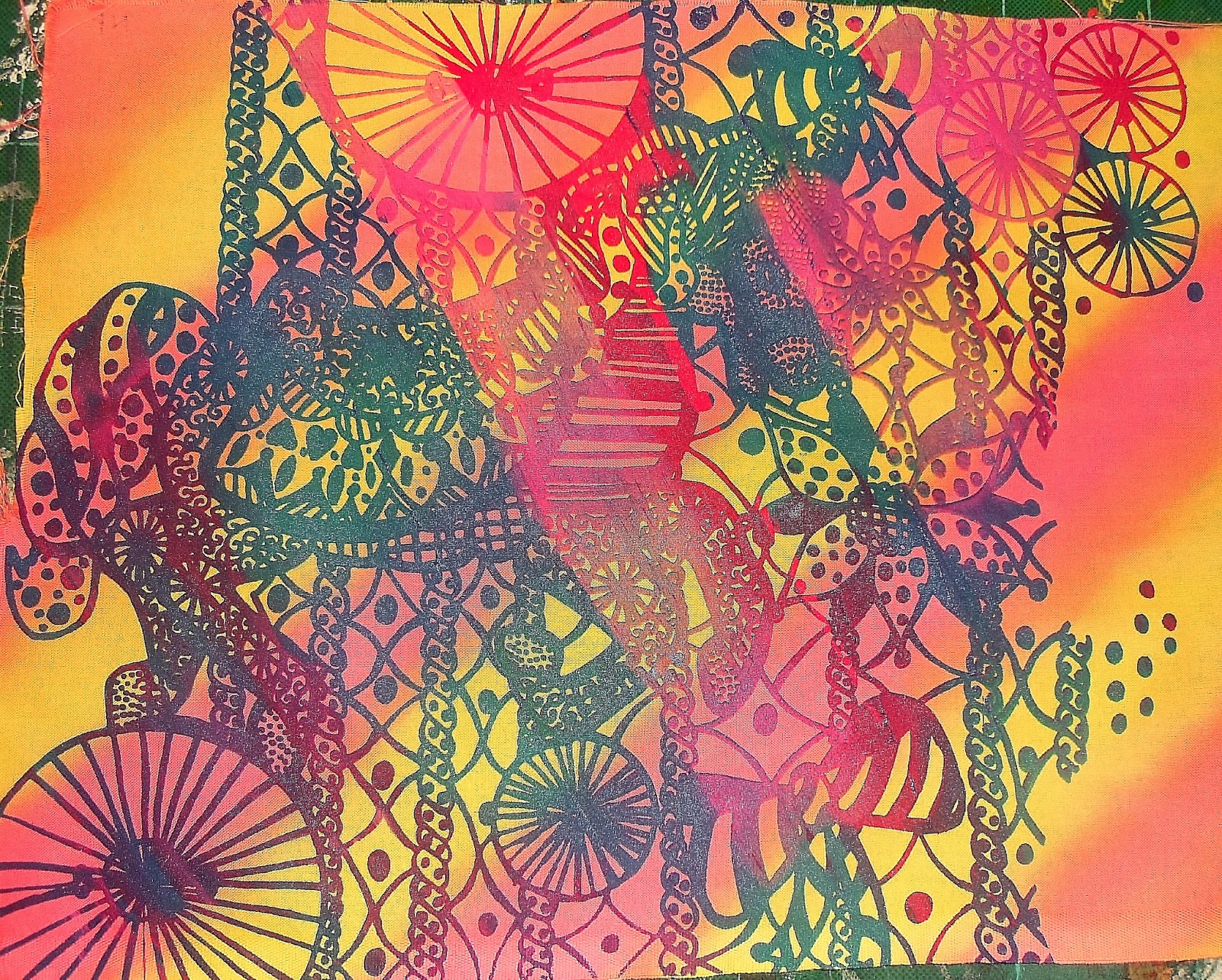 Naomi Peace's Textiles: My Screen Prints on Cotton