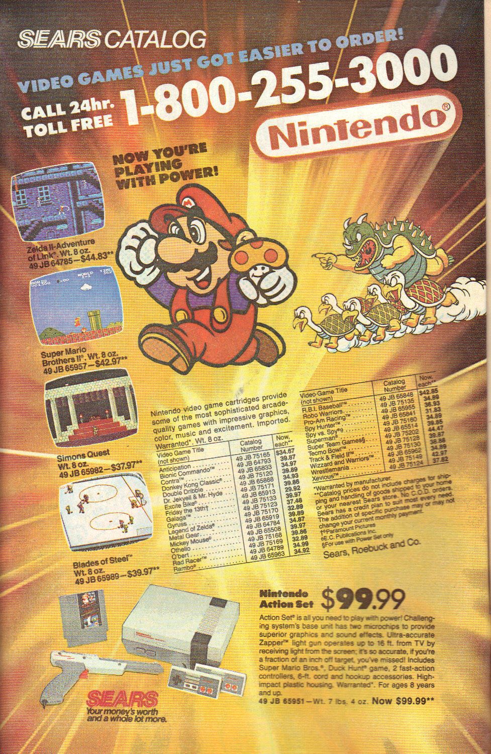 DC in the 80s: Rad Ads - Shirt Tales, Sears Catalog Nintendo and SHERRY ...