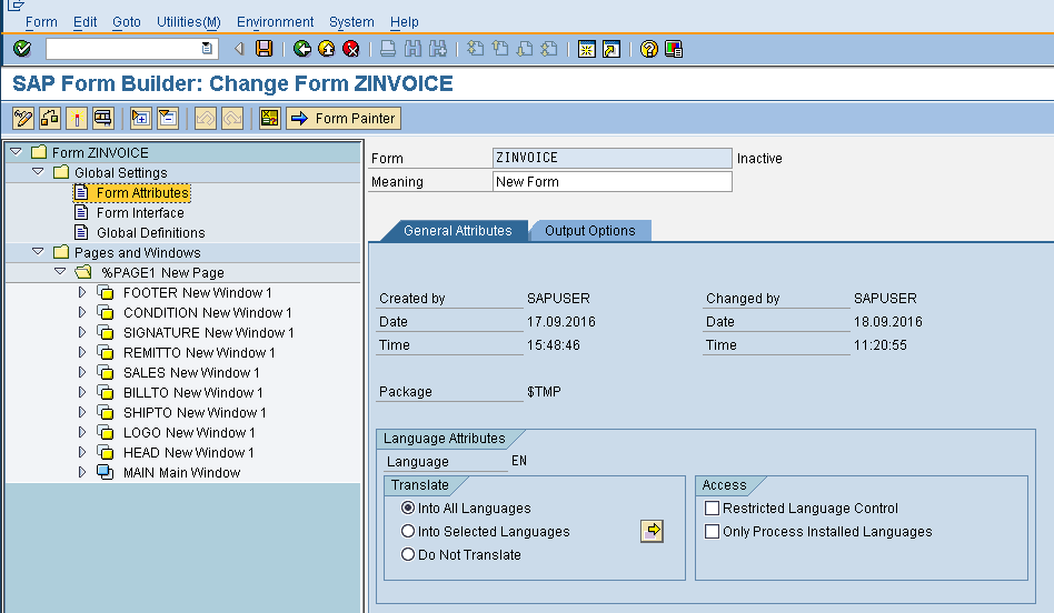 SAP TECH: Example : Invoice