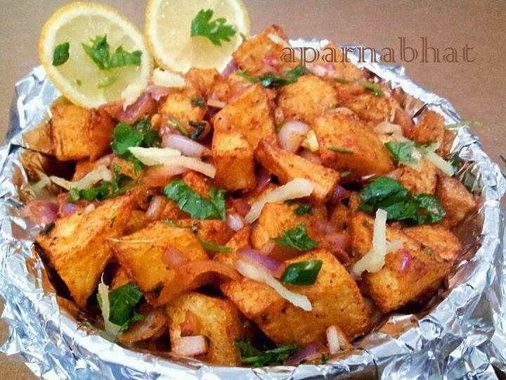 Dilli Style Aloo chaat ~ Flavors N Colors