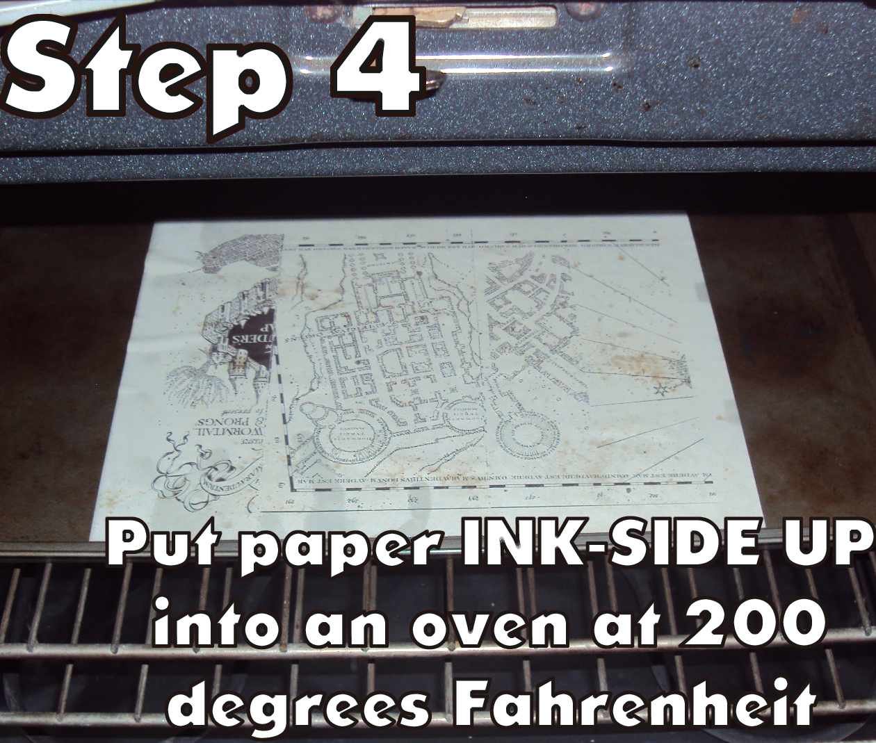 Harry Potter Paraphernalia: Marauder's Map: Inside and Outside