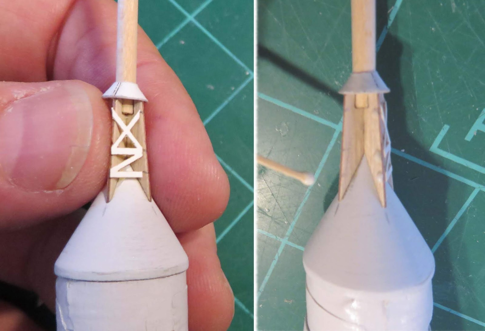 Model Rocket Building: BMS/Alway Saturn V Build, Part 18, Shroud ...