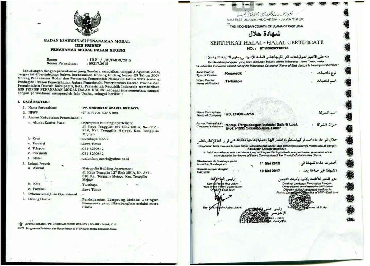 Legalitas Perusahaan | Diva Azaria