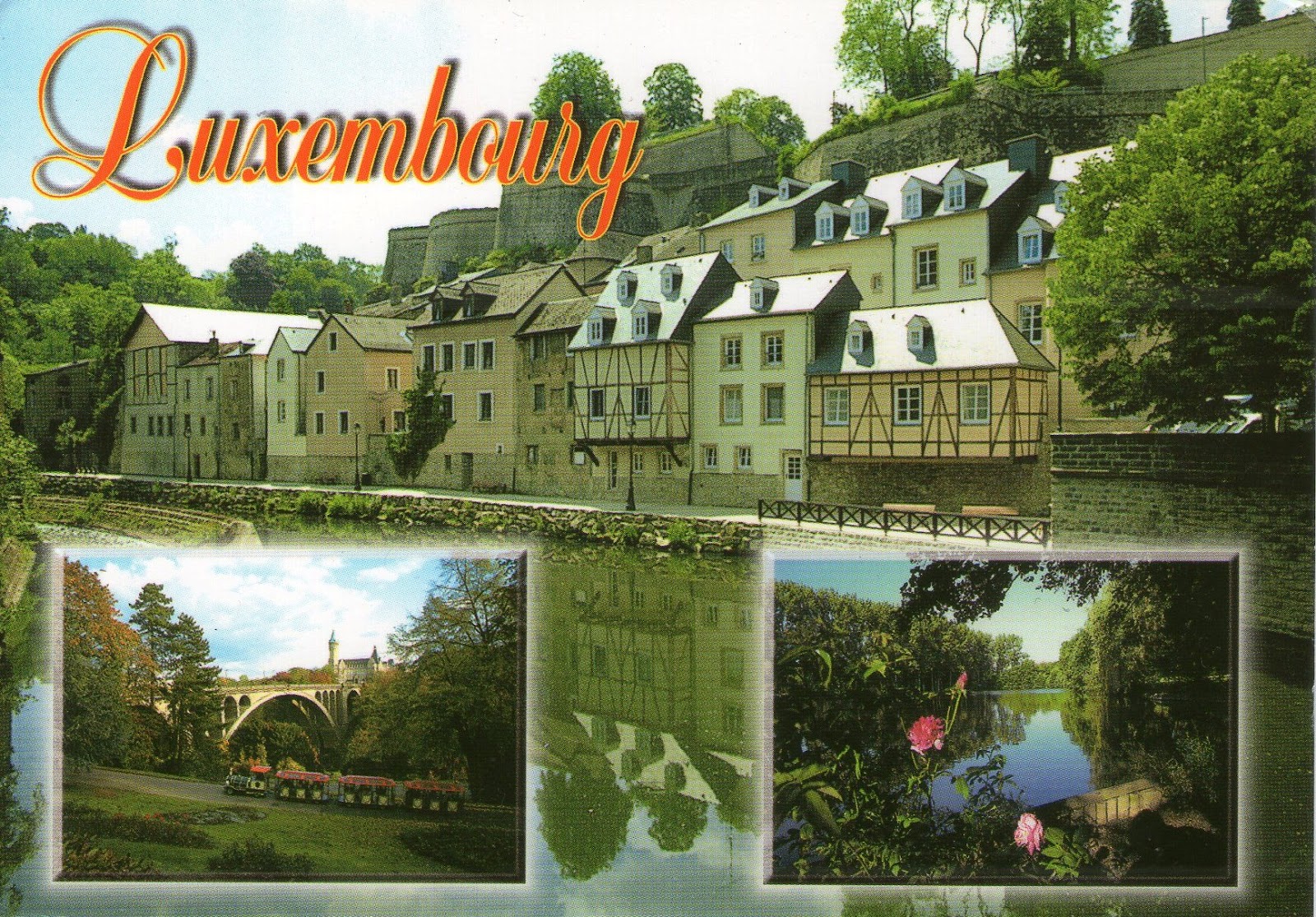 Postcard Exchange for My Daughter: Postcards from Luxembourg.
