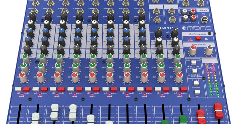 Mixer DDA DM 12 By Midas ~ Pro Audio dan Music Instrument