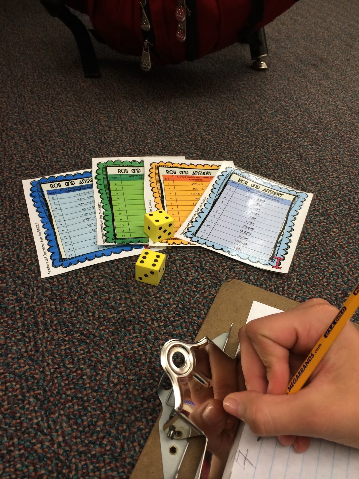 Math Centers and Printable Resources for 5th Grade Common Core ...