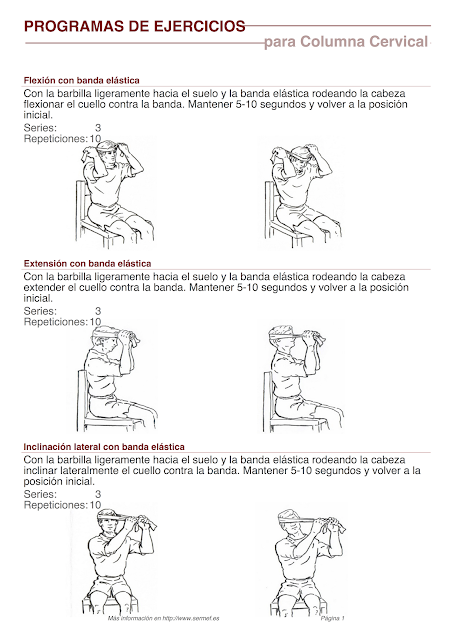 UGC Utrera Sur: Programa de ejercicios para columna cervical