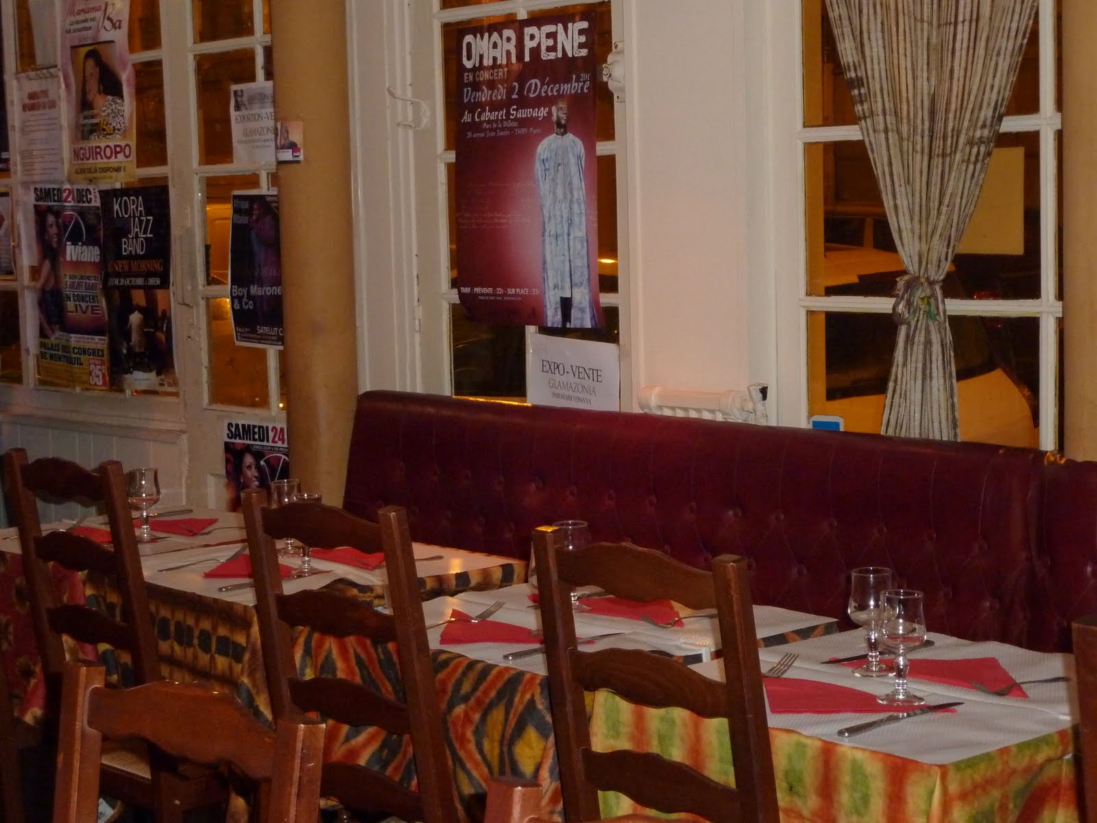 Entrée to Black Paris™: Art and Food Pairing™: Sunugal