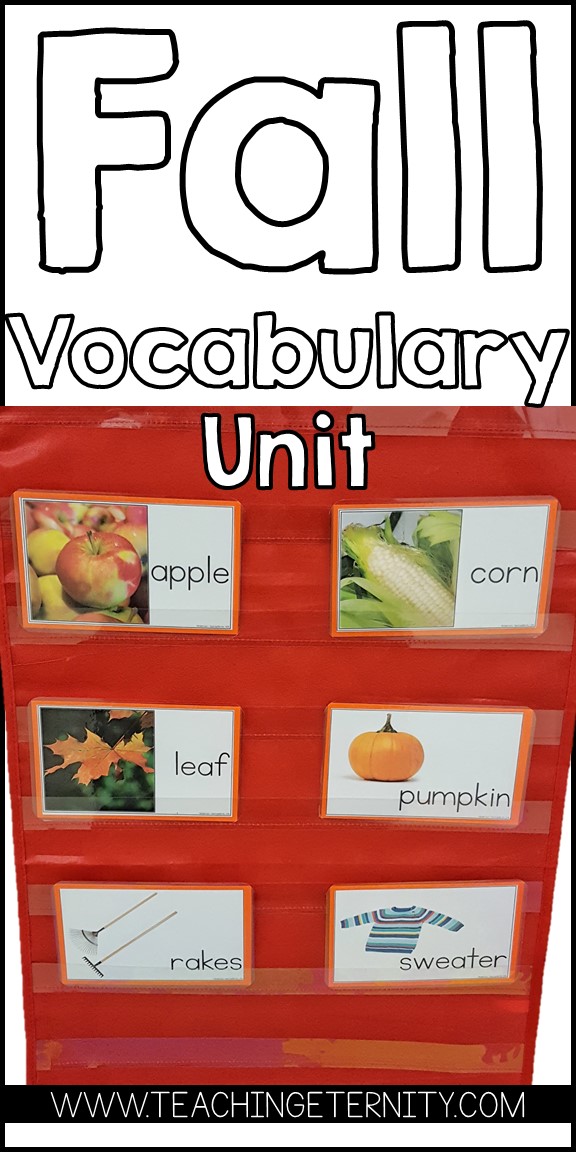 Fall Vocabulary Unit: The Reality | Teaching Eternity