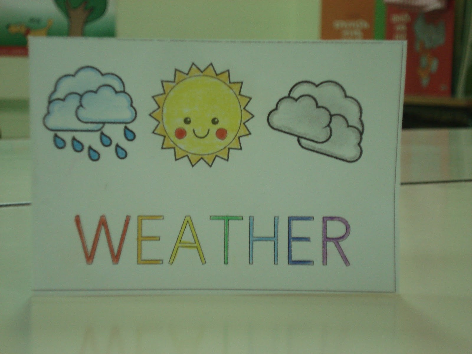 El Blog de Espe: "Mini-book of weather" para imprimir.