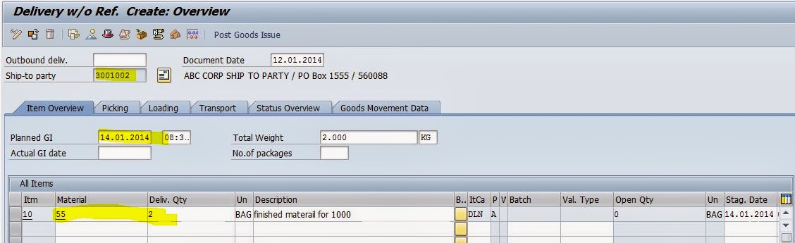 TECHSAP : Screen Enhancement for Delivery item of VL01N/VL02N Tcode By ...