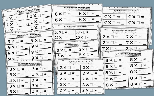 Eclectic Elementary: Multiplication Mats