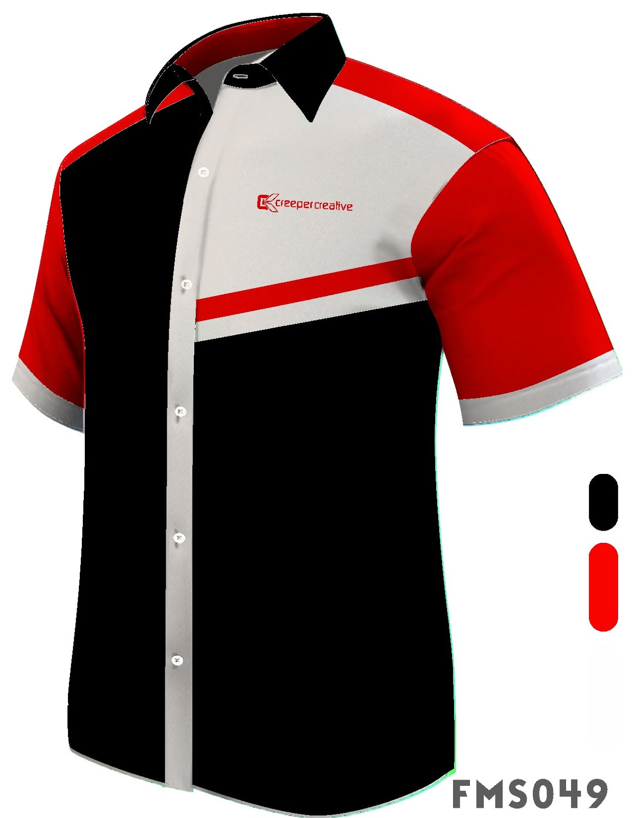 Uniforms Template reka bentuk baju korporat - Prints for T Shirts