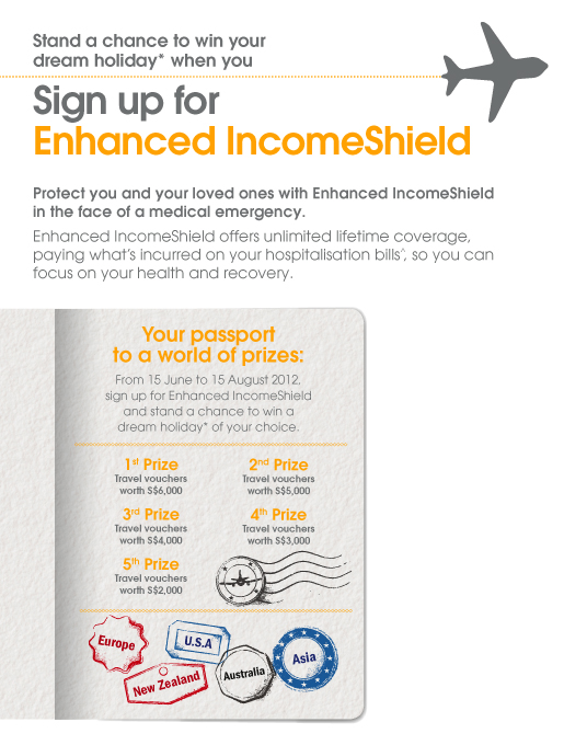 Asia Insurance News: NTUC Enhanced IncomeShield and Dream Holiday Promotion