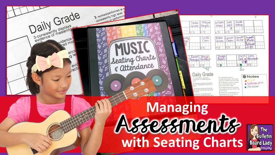 Mrs. King's Music Class: Music Assessments with Seating Charts