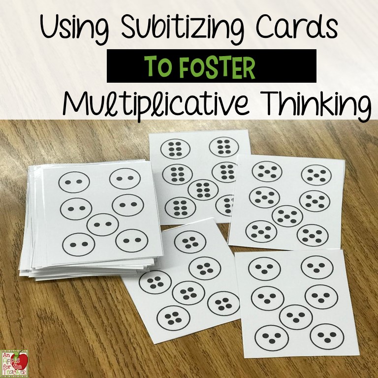 An Apple For The Teacher: Using Subitizing Cards to Foster ...