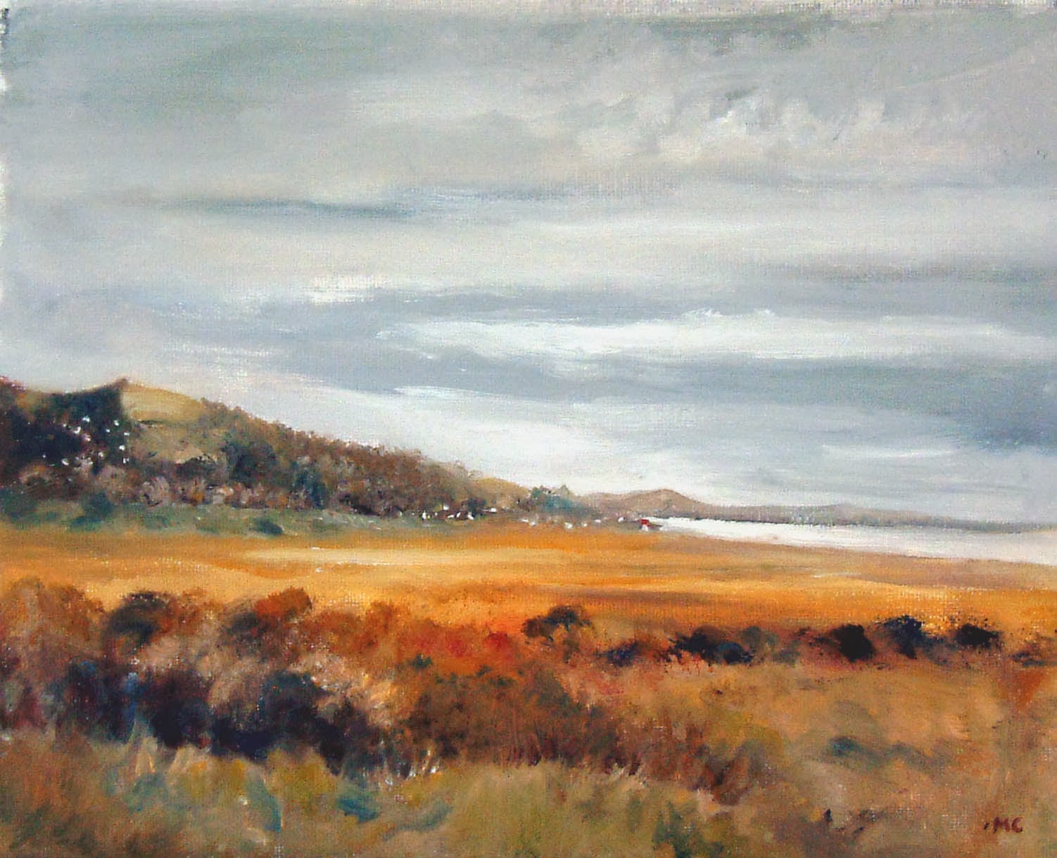 Carmarthen Artist: Burry Port from Pembrey