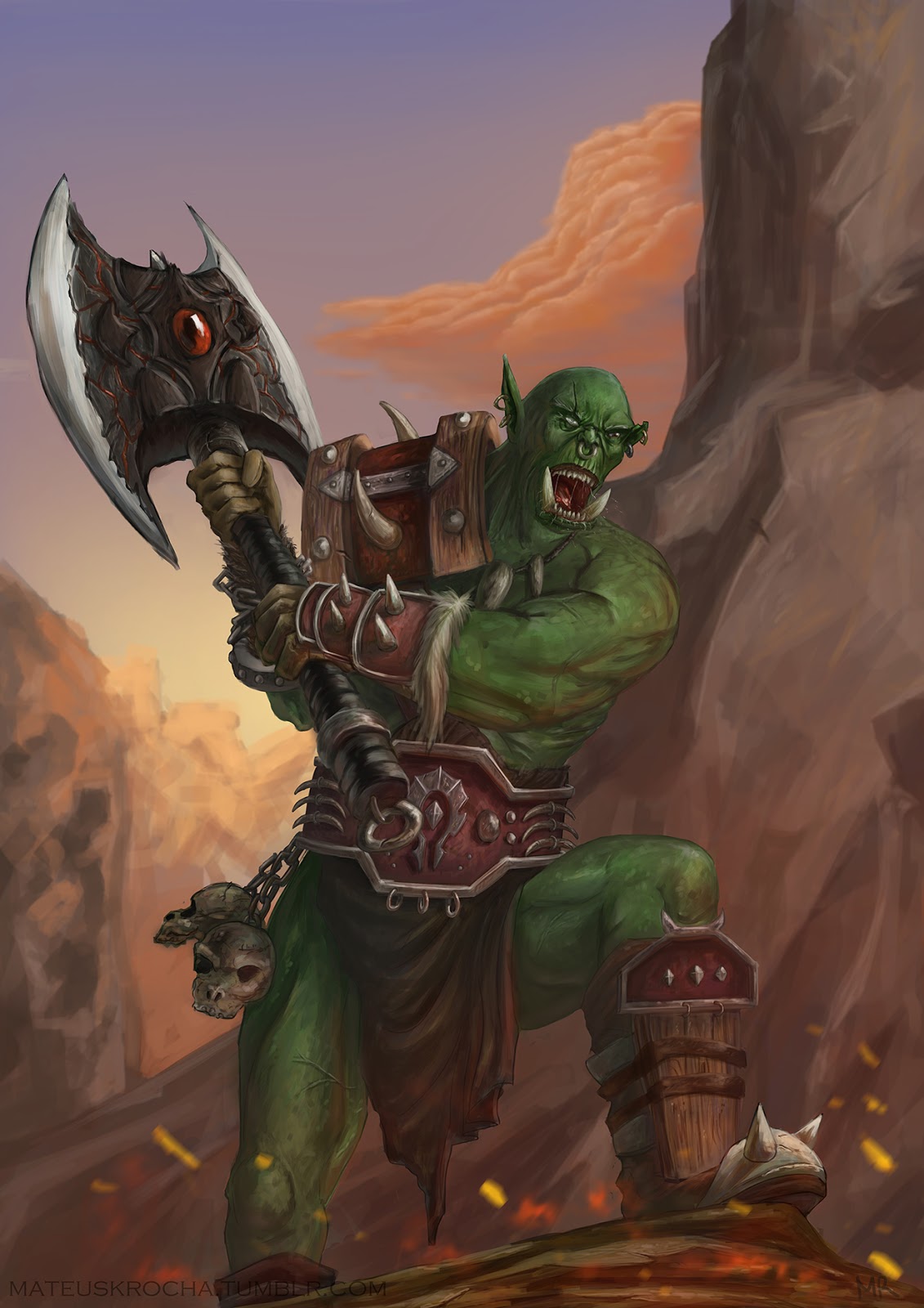 The Art of Mateus Rocha: Blizzard Orc