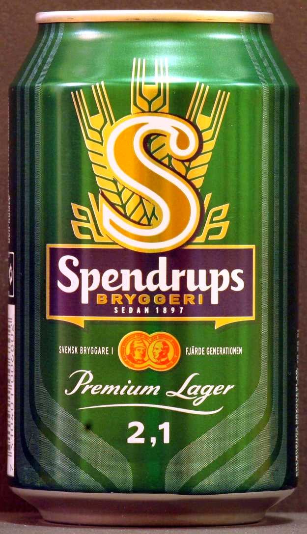 Burk-Bloggen: Spendrups Premium Lager 2,1 : ny variant