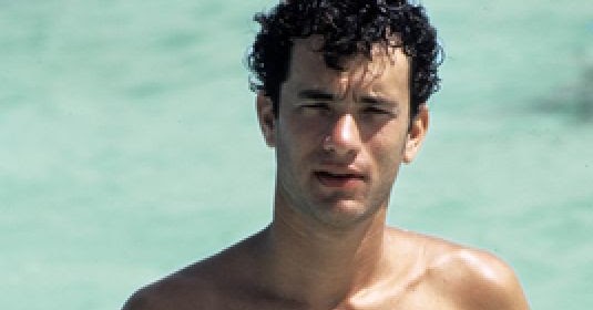 Hunksinswimsuits: Tom Hanks in red speedos