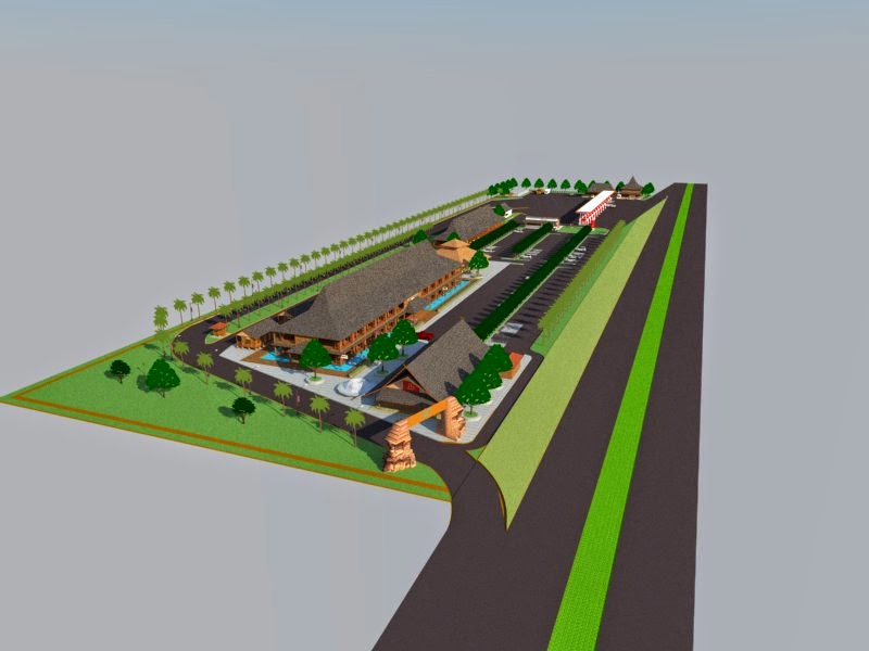 Arsitek dan Kontraktor Cirebon: Gambar 3D Rest Area