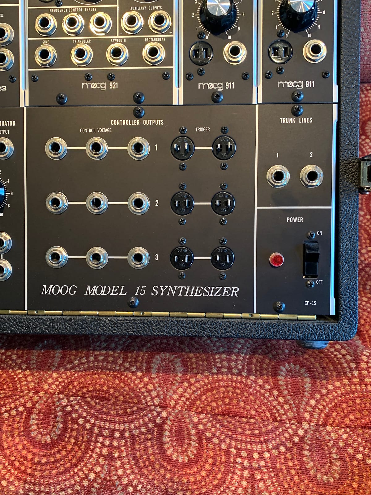 MATRIXSYNTH: Moog Model 15 Synthesizer Modern Reissue 2015 SN 061/150