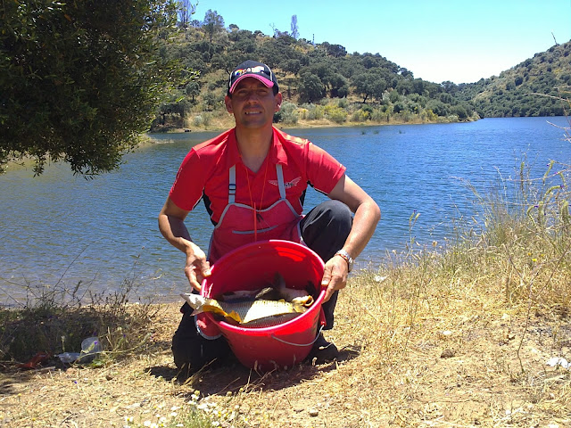 CUADERNO DE PESCA: JORNADA DE FEEDER EN EL EMBALSE DE LA MINILLA SEVILLA