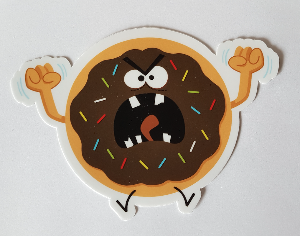 Millertoons: MONSTER JUNK FOOD STICKERS