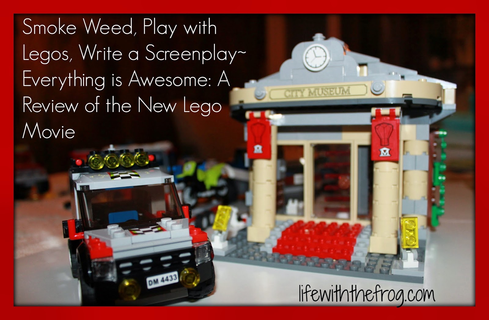 kissing the frog: Smoke Weed, Play with Legos, Write Screenplay Dissing ...