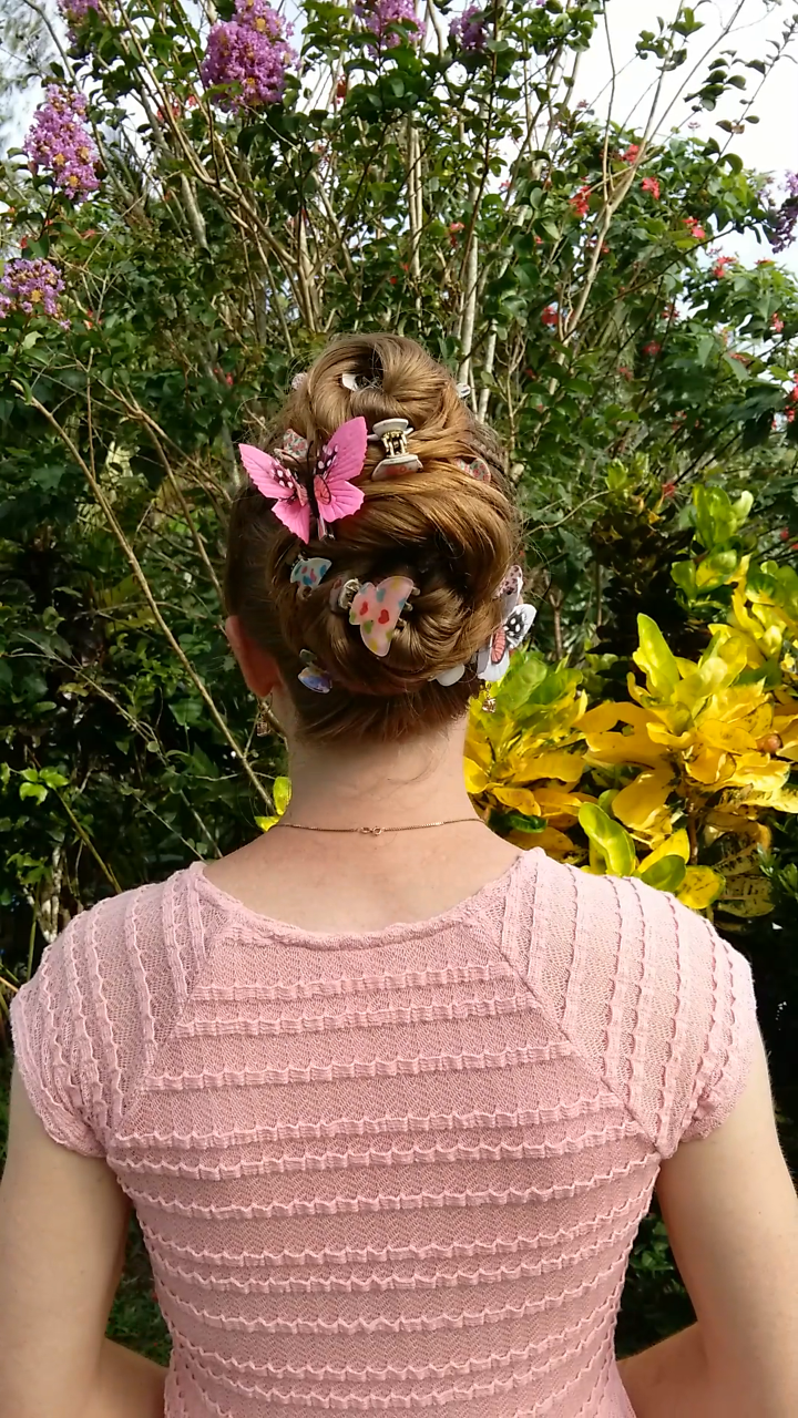 Braids & Hairstyles for Super Long Hair: Butterfly Updo