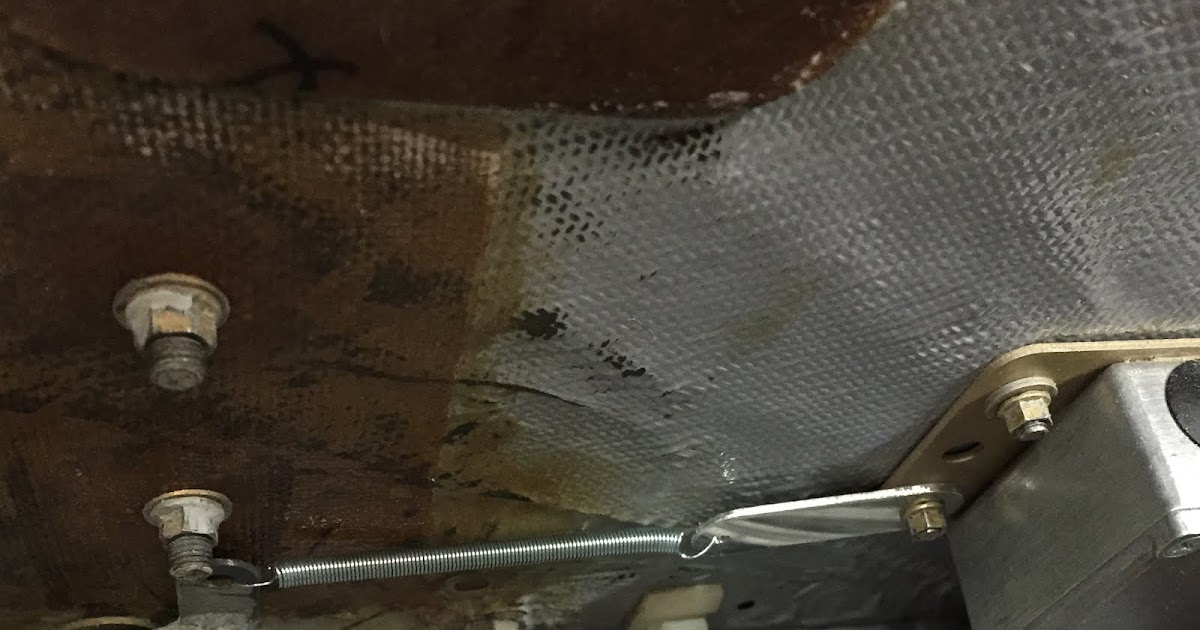 Long-EZ N159BB: Rudder Pedal Return Springs