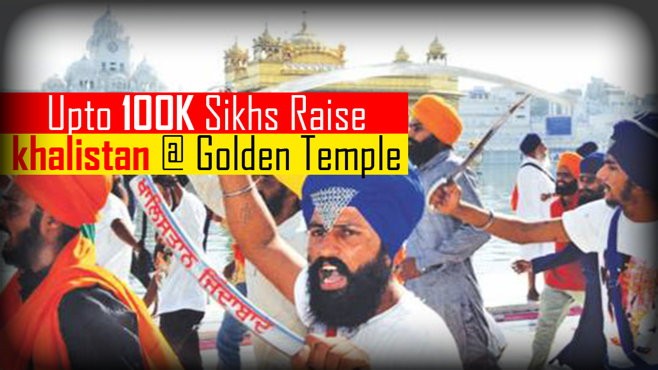 Sikhs Raise Khalistan Slogans At Golden Temple Before India ...