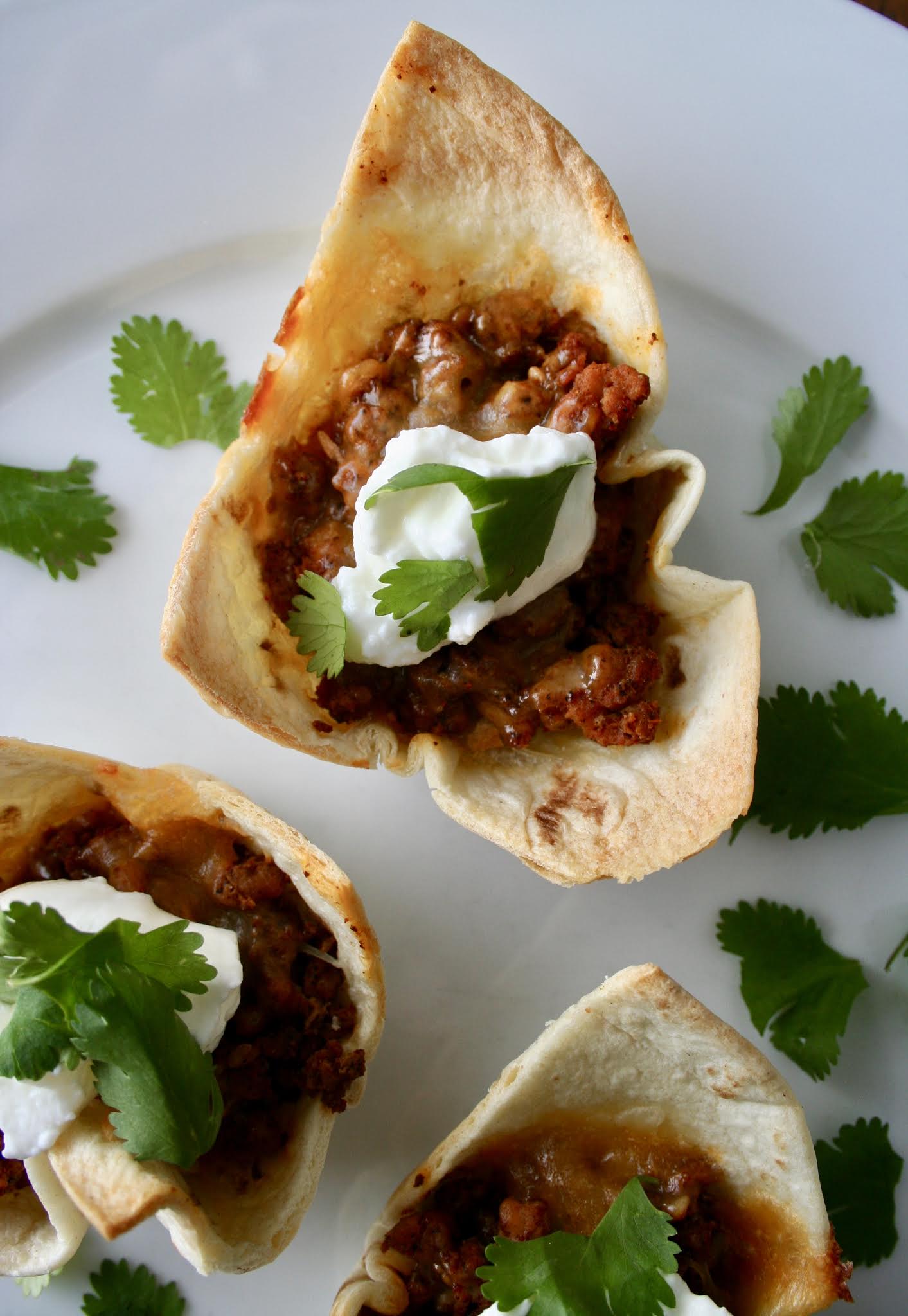 Beef Taco Cups