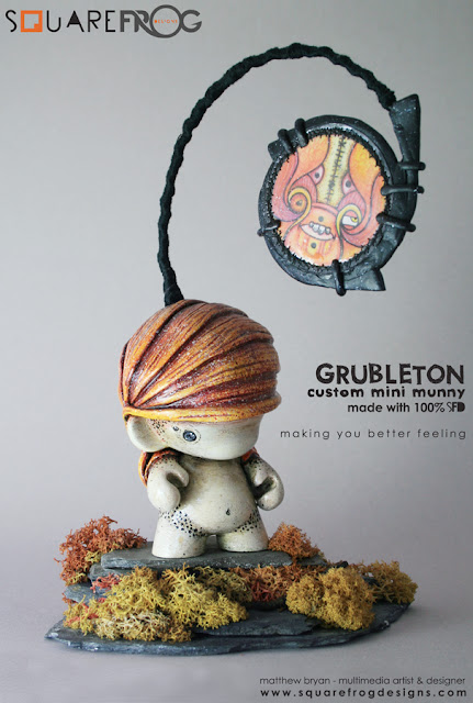 Grubleton custom Munny by SquareFrog Designs ~ Tenacious.Ninja - Art ...