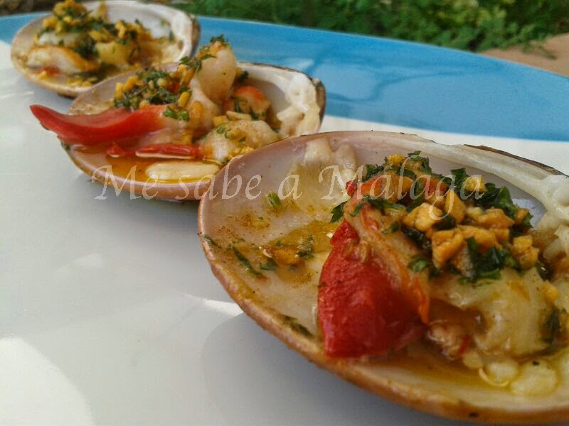 Me sabe a Málaga: Conchas finas a la parrilla