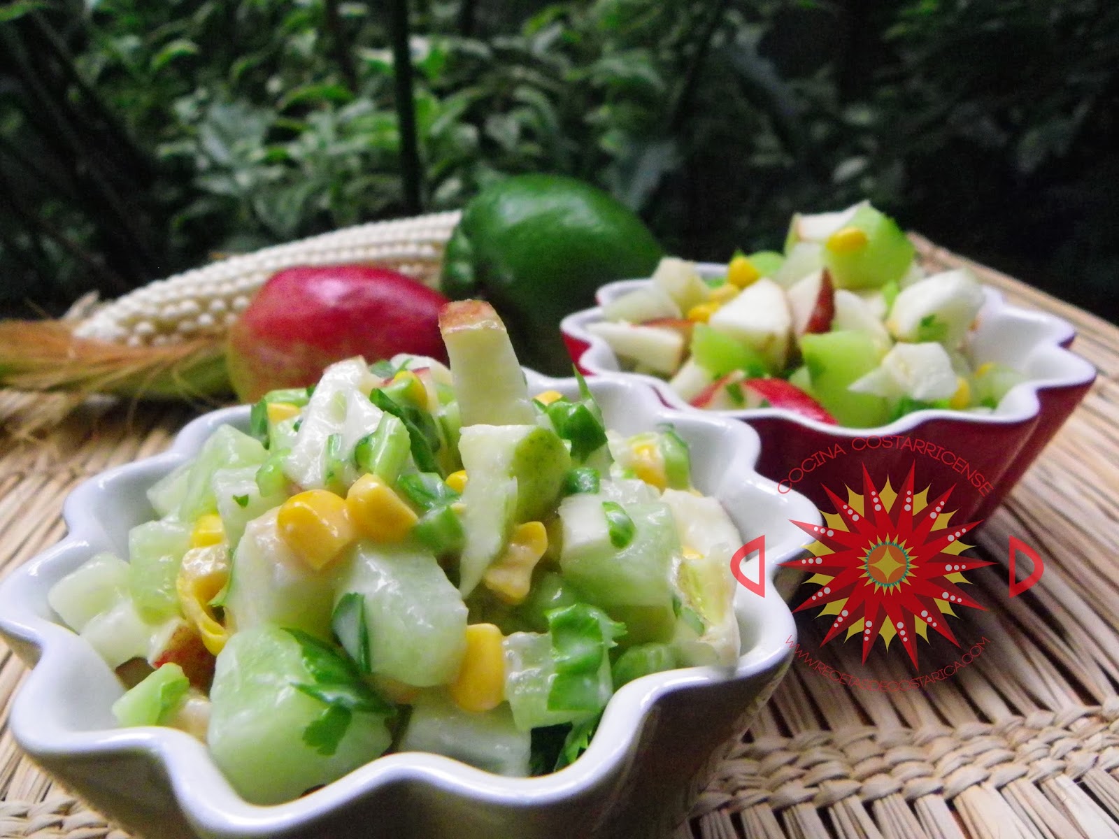 Cocina Costarricense: ensalada picadillo chayote y manzana