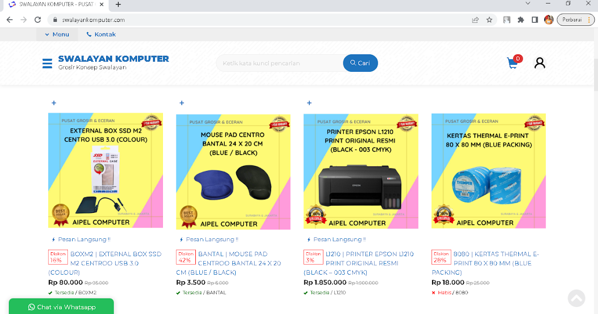Belanja Online di Toko Komputer Termurah dan Terpercaya