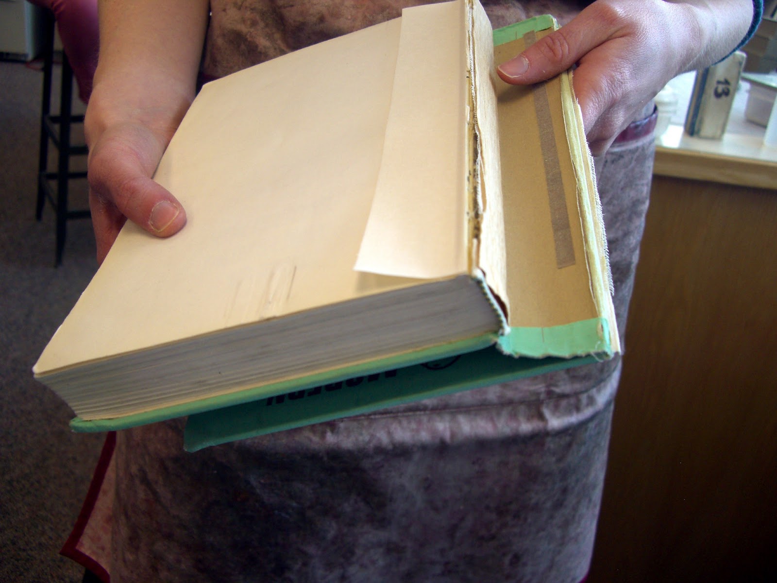 Saltzworks: Book Mending Mini Series -- Separated Spine