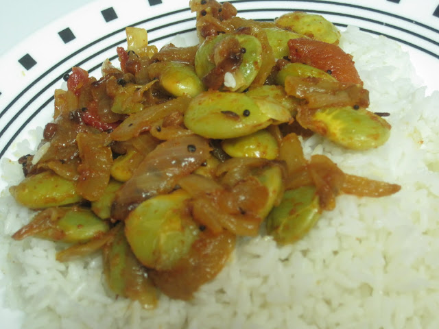 Ruchimayam: Lima Beans Curry