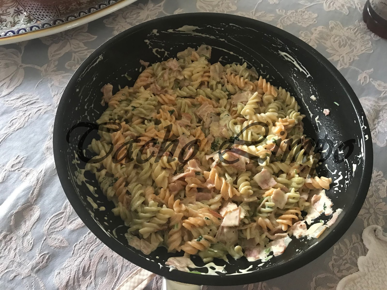 Fusillini à carbonara - Tacho Limpo