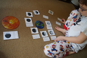 "Making Montessori Ours": Moon Phases For Kids, Montessori Science At Home