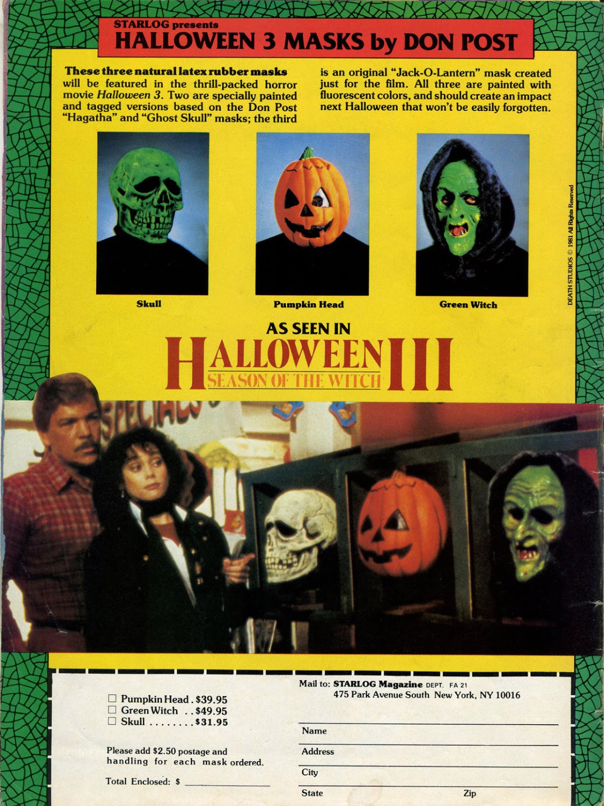 The Horrors of Halloween: HALLOWEEN HORROR Movie Newspaper / TV Guide ...