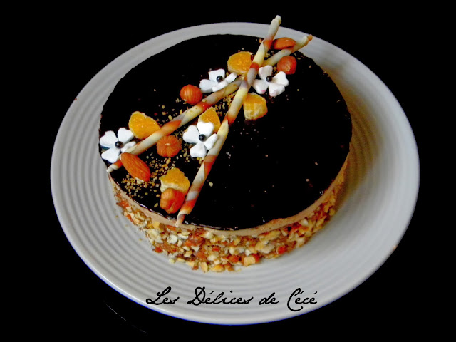 Les Délices de Cécé: Entremet praliné et insert à la vanille